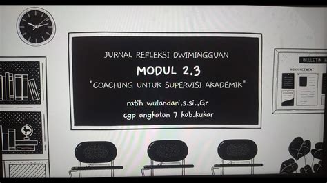 Jurnal Refleksi Dwimingguan Modul Youtube