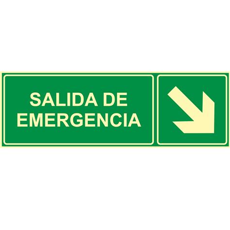 SEÑAL HOMOLOGADA DE SALIDA EMERGENCIA FLECHA SE AMBAR ITC