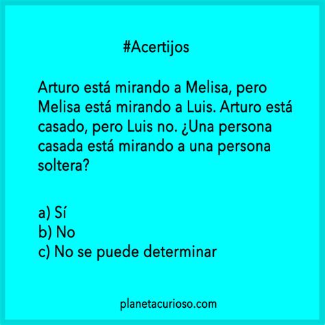 La pregunta lógica de este acertijo en la que casi todos fallan