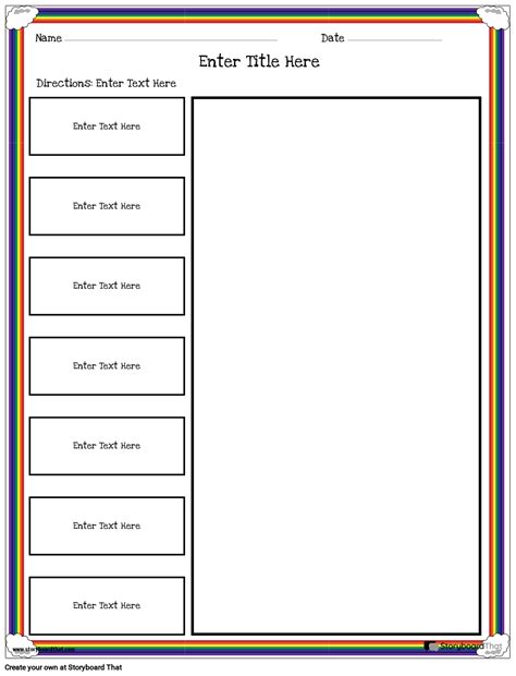 Označavanje Radnog Lista Portret u Boji 3 Storyboard