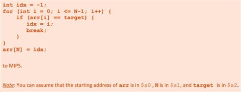 solved int idx −1 for int i 0 i