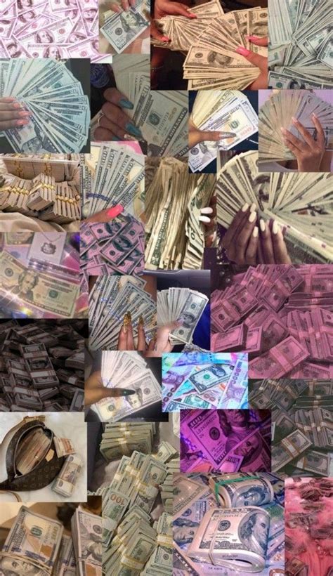Money Vision Board Vision Board Collage Vision Board Wallpaper
