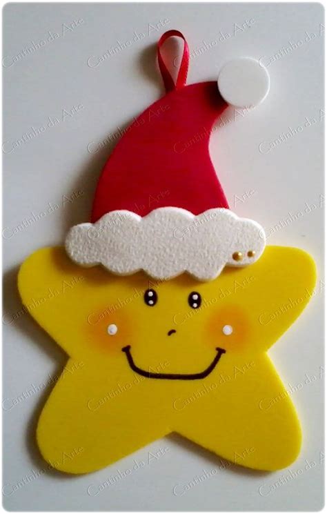 Enfeites De Natal Em EVA Veja 50 Modelos Moldes E Passo A Passo