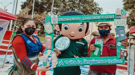 Municipalidad realiza feria Informativa Paita Recicla por Día Mundial