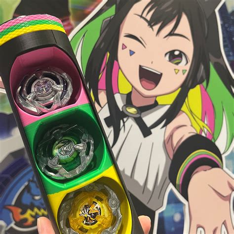 Beyblade X D Printed On Spinner Deck Case Multi Nanairo Custom Etsy