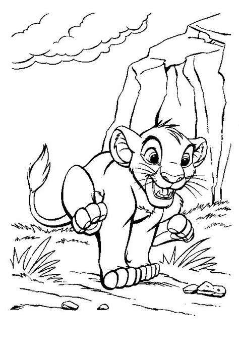 I Disegni Del Re Leone Da Far Colorare Ai Bambini