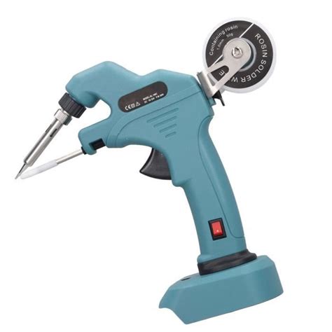 SAL Fer à souder sans fil Kit de Soudure sans Fil 30 W 18 V Li Ion