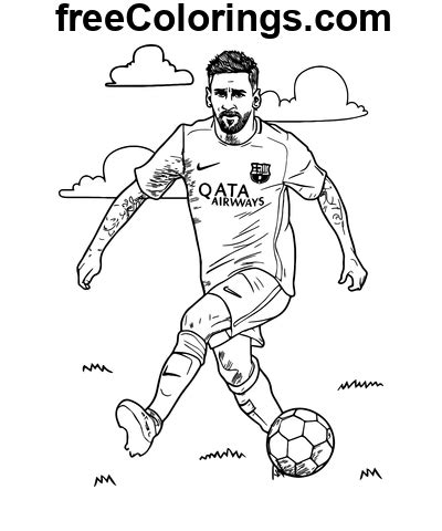 Argentinien Messi Kostenlose Ausmalbilder Zum Ausdrucken