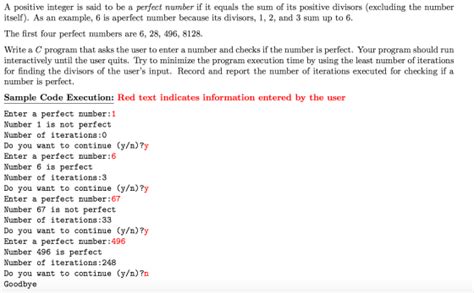 a positive integer is said to be a perfect number if it equals the sum of homeworklib