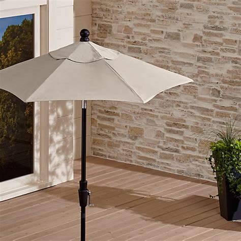 6 Foot Patio Umbrella By Sunbrella Crate And Barrel