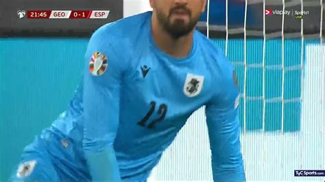 Georgia vs España el gol de Álvaro Morata 1 0