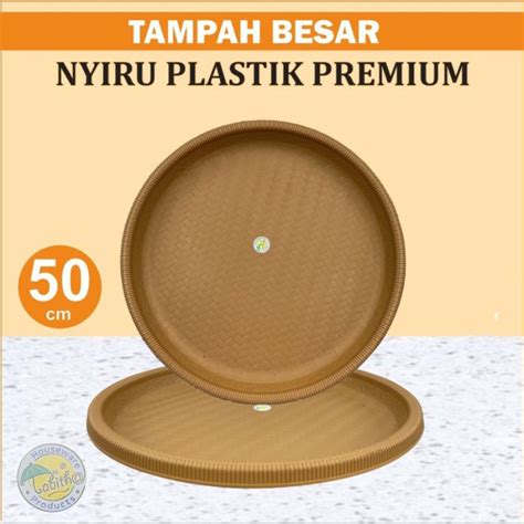 Jual Tampah Besar 50 Cm Model Rotan Anyaman Plastik Taktakan Tumpeng
