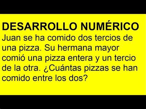 Problema sobre adición de fracciones homogéneas y pizzas YouTube