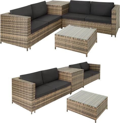 Outsunny Salotto Da Giardino Set 3 Pz Con 2 Divani Da Esterno E 1