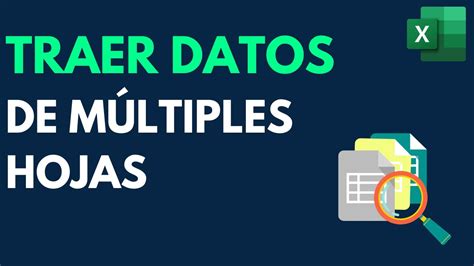 Cómo traer datos de múltiples hojas con BUSCARV y SI ERROR YouTube