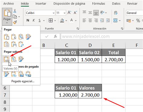 Diferentes Formas De PEGAR En Excel Ninja Del Excel