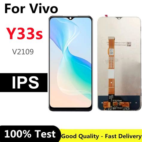 6 58 Tested For VIVO Y33S LCD Display With Touch Panel Glass Screen
