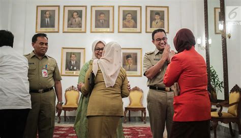 FOTO Anies Baswedan Gelar Halal Bihalal Di Balai Kota Foto Liputan6