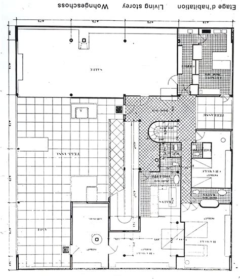 Villa Savoye Le Corbusier Villa Savoye Plan Le Corbusier D Floor