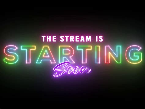 RGB Animated Twitch Screens RGB Twitch Screens Animated Starting