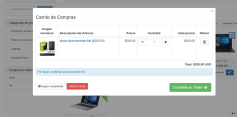 sistema de carrito de compras en php y mysql tienda online php mysql codigo fuente gratis
