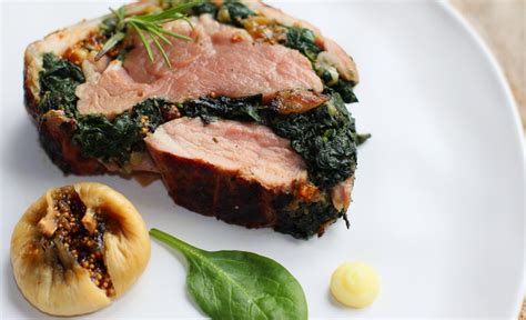 Selle d Agneau de Pauillac farcie aux épinards et figues