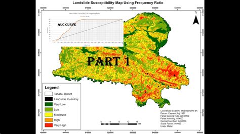landslide susceptibility assessment using frequency ratio approach part 1 youtube