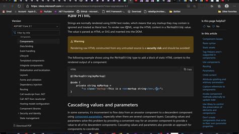 Blazor Component Advanced YouTube