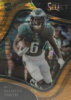 DeVonta Smith 2021 Select 349 Field Level Neon Orange Pulsar 7 PSA 10