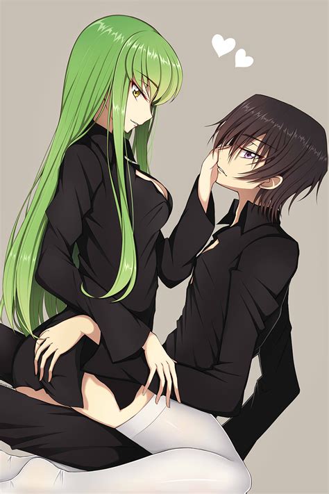 C C And Lelouch Lamperouge Code Geass Drawn By Lucky Keai Danbooru