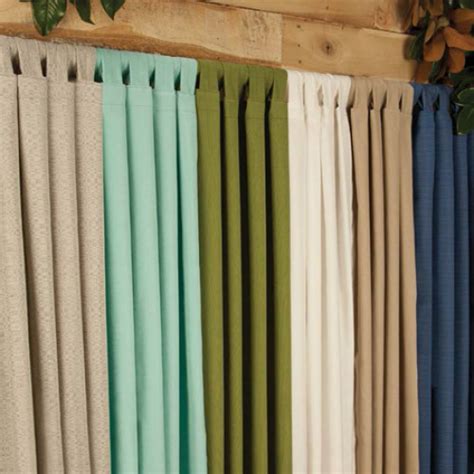 Sunbrella Outdoor Curtain With Tabs Cilantro