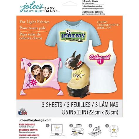 Jolee S Easy Image Transfer Sheets 8 5 X 11 10pk Walmart