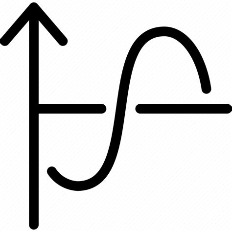 science graph wave sinusoid sine sinusoidal icon download on iconfinder
