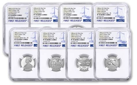 S United States Mint Limited Edition Silver Proof Set Ngc Pf Uc