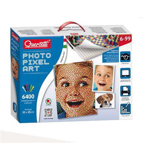 Quercetti Pixel Art Maak Je Eigen Portret Thimble Toys