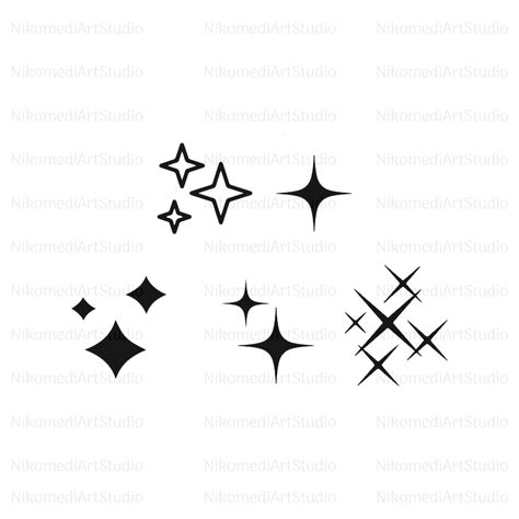 Sparkle Svg Sparkle Png Star Svg Star Png Sparkle Stars Etsy