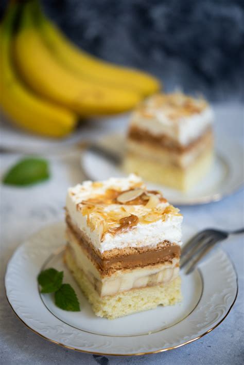 Bananowa krówka na biszkopcie Po Prostu Pycha