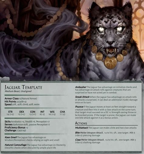 Jaguar Criaturas fantásticas Criatura Personajes