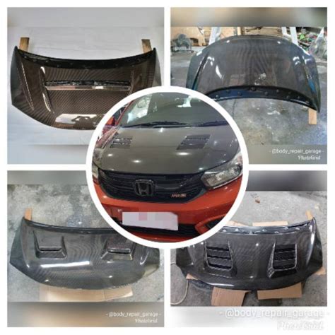 Jual Kap Mesin Carbon Kevlar Honda Brio Mobilio Jazz Gk Civic Fd