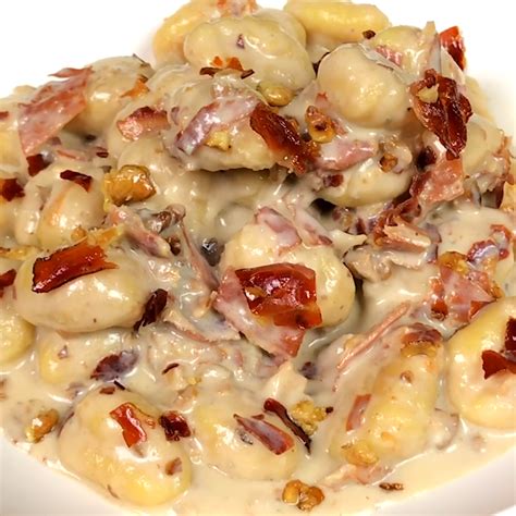 Gnocchi Con Crema Di Gorgonzola Speck E Noci Artofit