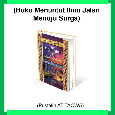 Jual Buku Menuntut Ilmu Jalan Menuju Surga Shopee Indonesia