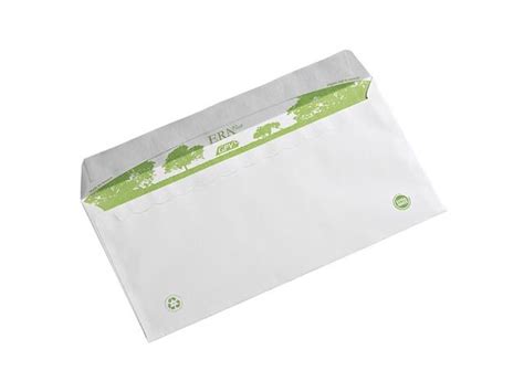 Enveloppe GPV Erapure blanche 110 x 220 mm format DL sans fenêtre