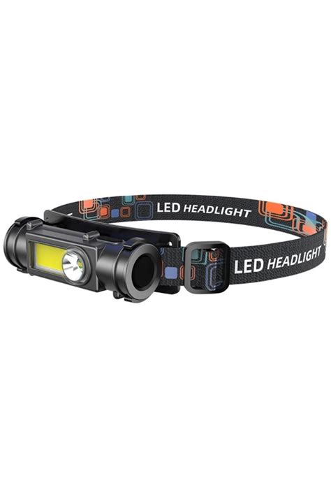 Shavingtech Taşınabilir Mini Far Xpe Cob Led Far Usb Şarj Edilebilir