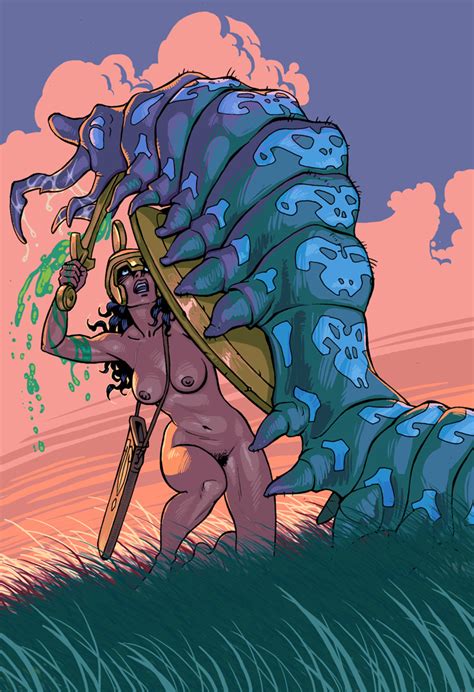 Amazon Vs Caterpillar By Purr Hiss Hentai Foundry