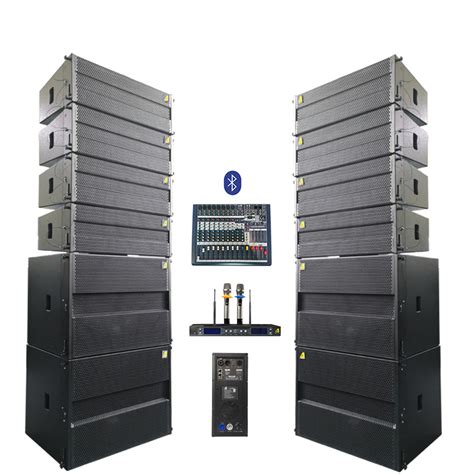 La Double Inch Line Array Speaker Pa Line Array Audio Loudspeaker