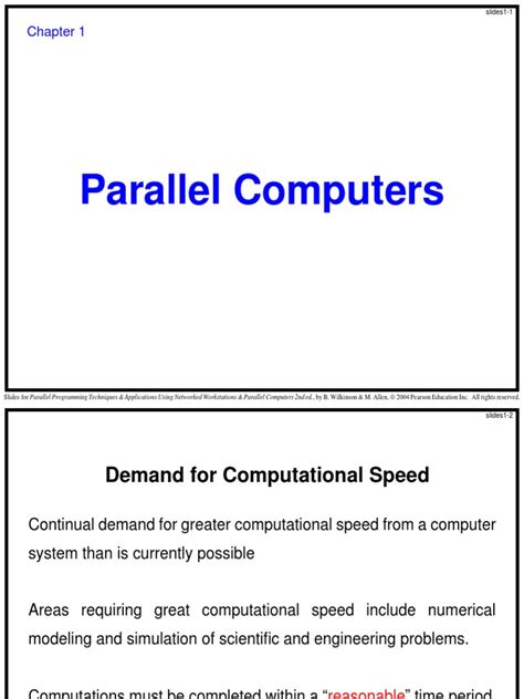 parallel computers networking pdf pdf parallel computing computer cluster