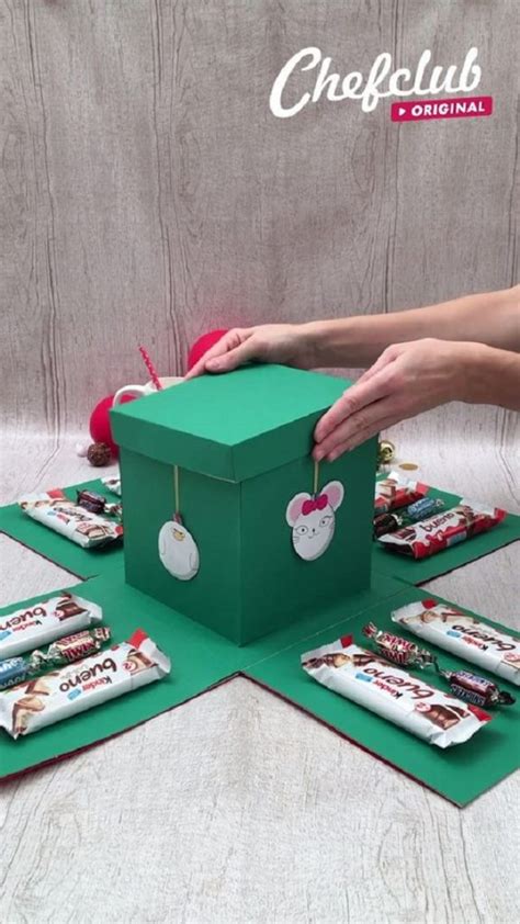 Como Fazer Caixa Explosiva De Chocolate Passo A Passo Simples