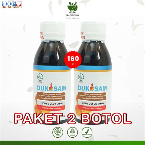 Jual Paket 2 Botol Madu Dukosam Herbal Mengatasi Asam Urat Kolestrol