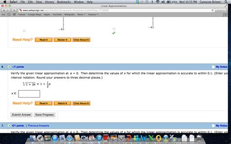 verify the given linear approximation at a 0 then