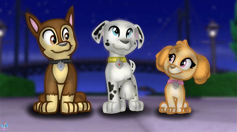 Chase And Marshall And Skye Paw Patrol Chase Paw Patrol Everest Paw